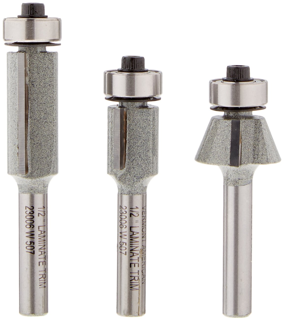 Vermont American 23006 VA Carbide Trimming Set, 3-Piece