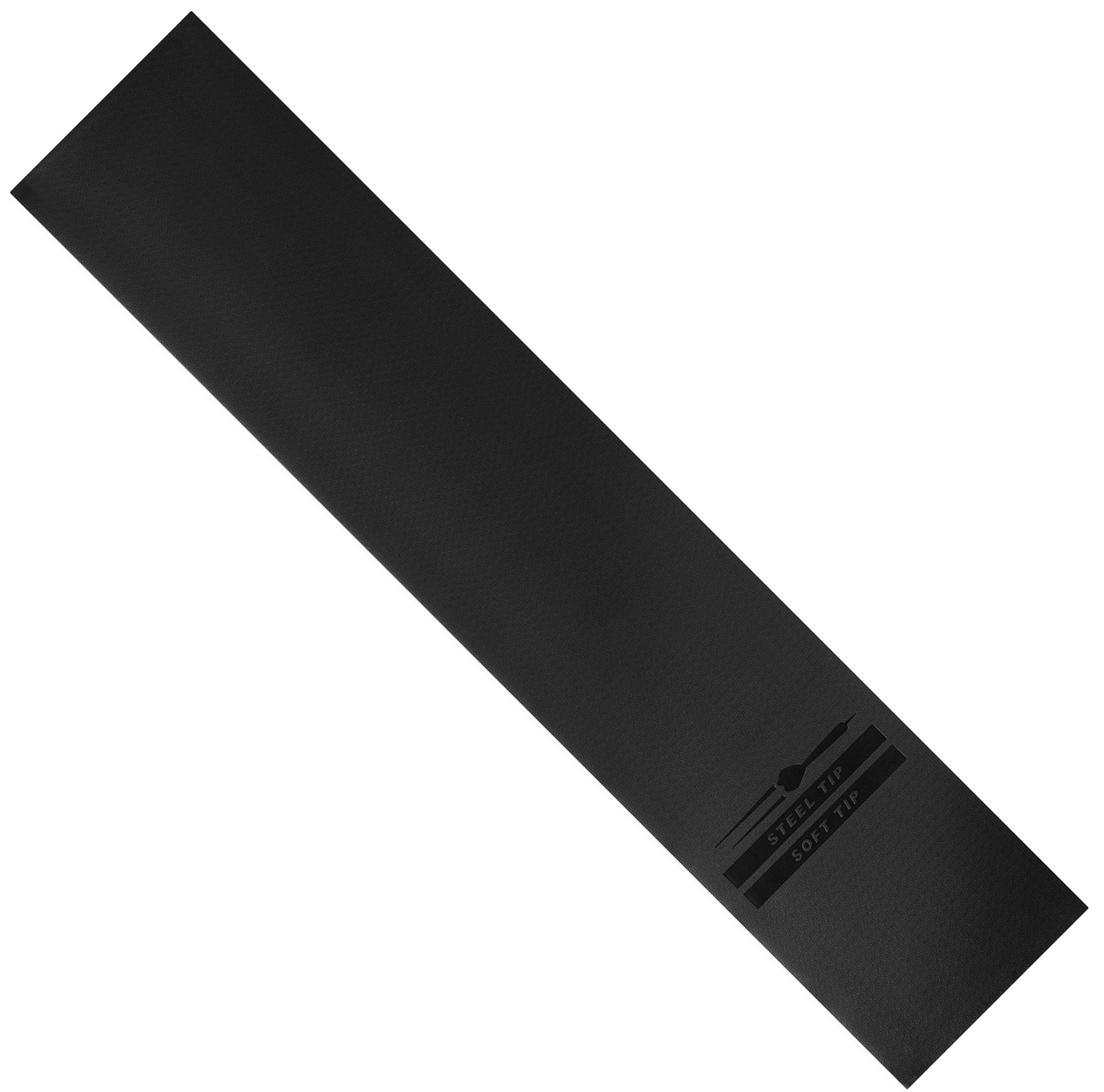 Viper by GLD Products Padded Throw/Toe Line Dart Mat (Steel and Soft Tip Darts) , Black, 117" Length x 24" Width x 125 mil Thickness