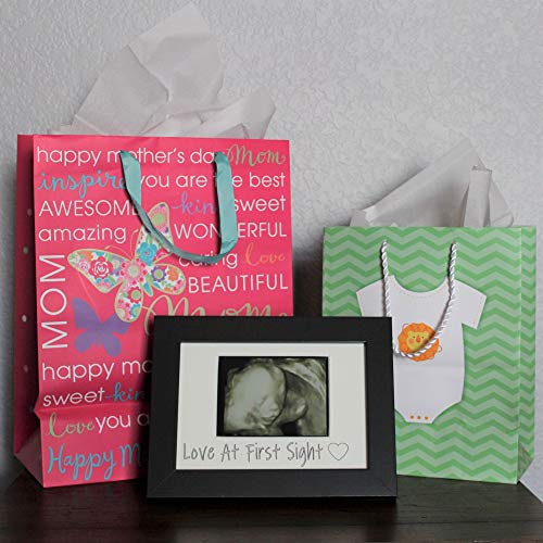 Trove Logic, Sonogram Picture Frame, Love at First Sight, Ultrasound Picture Frame, Gift for Expecting Parents, Gift for Grandparents