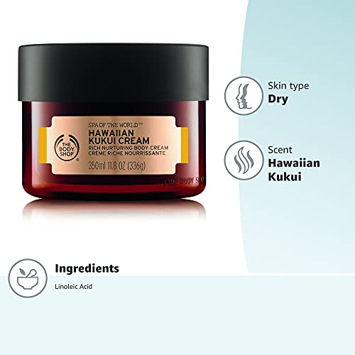 The Body Shop Spa Of The World Hawaiian Kukui Cream, 11.8 Oz