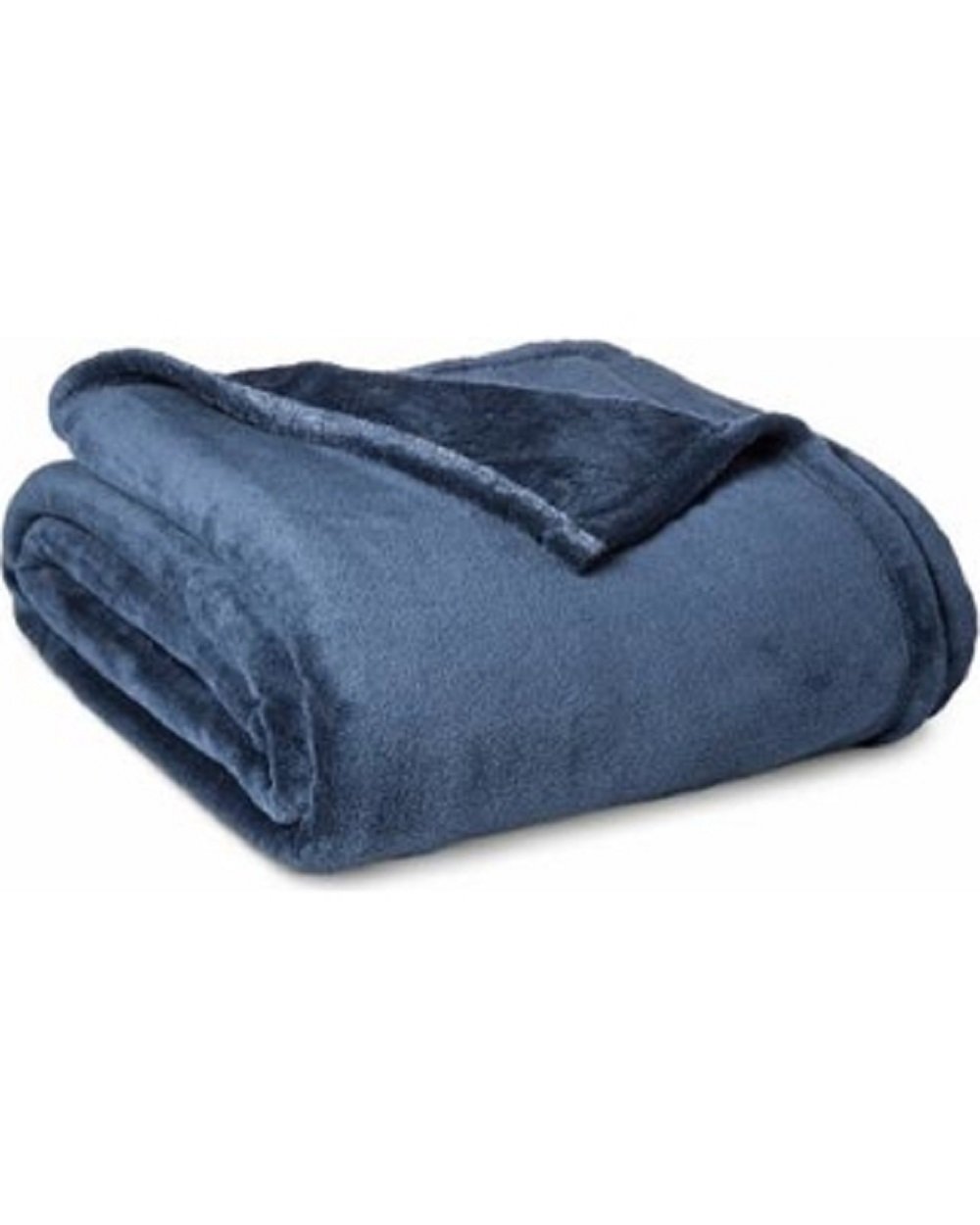 Threshold Classic Collection 100% Polyester Ultra Soft Microplush Blanket - King Size Metallic Blue