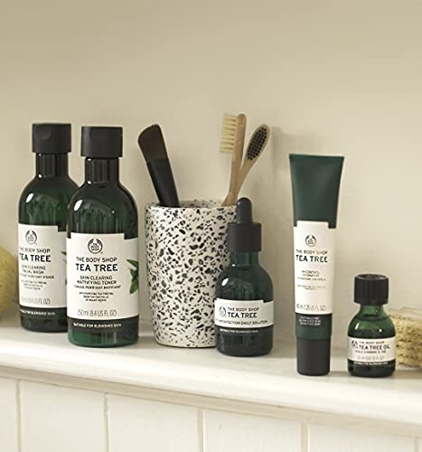 The Body Shop Tea Tree Hydrating Night Lotion, For Blemished Skin, 1 FL OZ, Vegan