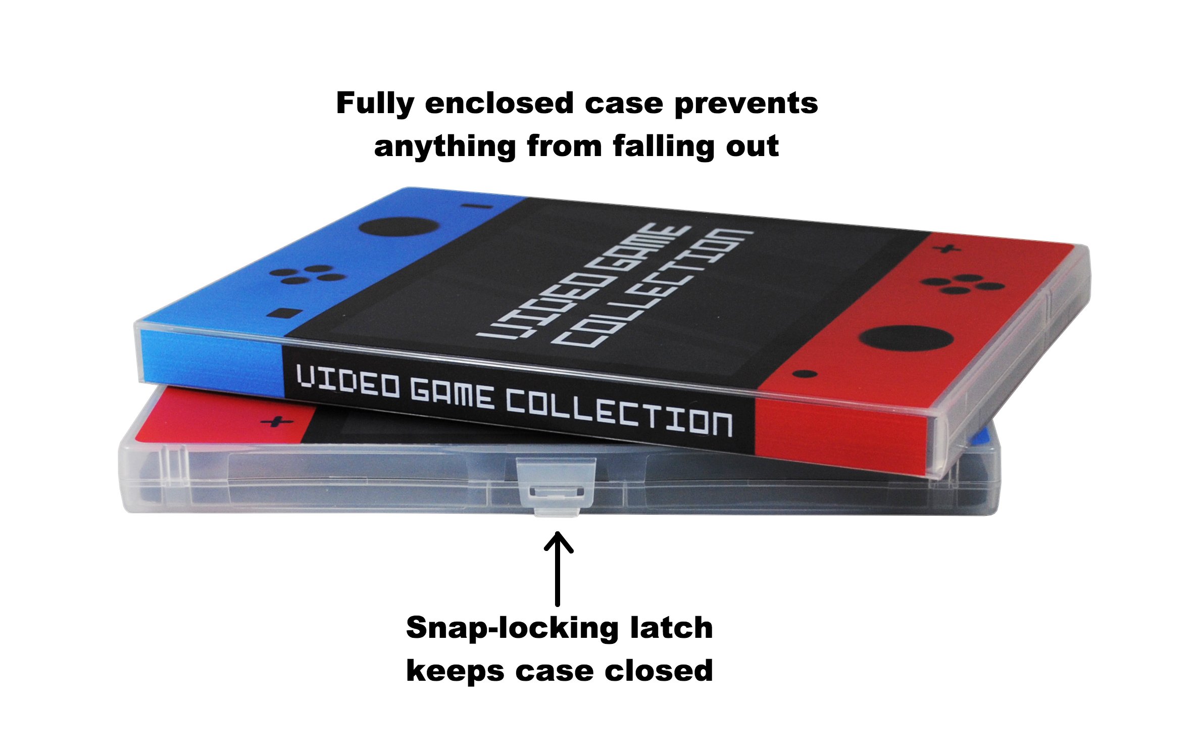UniKeep Game Case for Nintendo Switch Cartridges - Holds 30 Games Securely in Foam