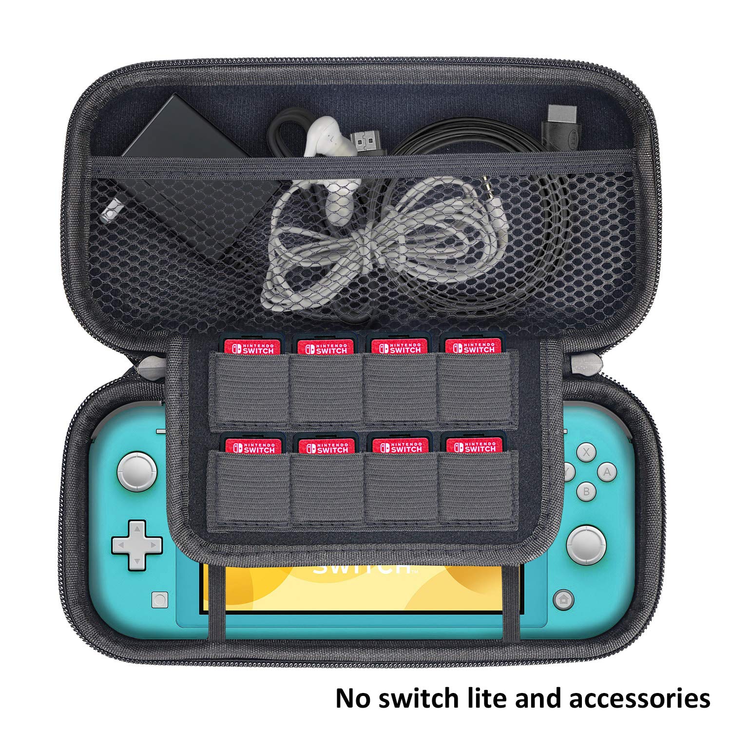 YOUSHARES Switch Lite Carrying Case - Hard Shell Protective Switch Lite Game Case for Switch Lite & Accessories (Pink)