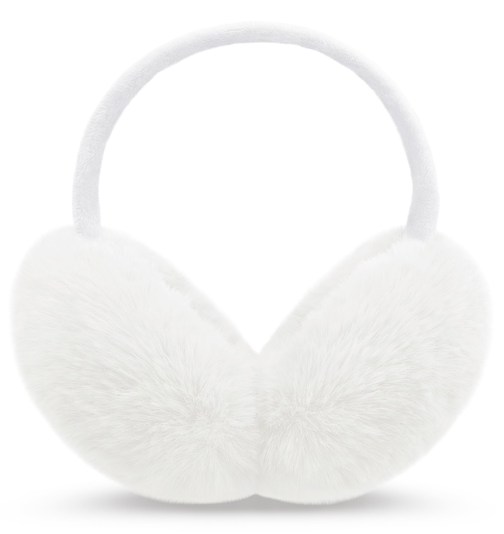 YSense Earmuffs Ear Warmers for Women Winter Fur Adjustable Foldable Ear Muffs Gifts