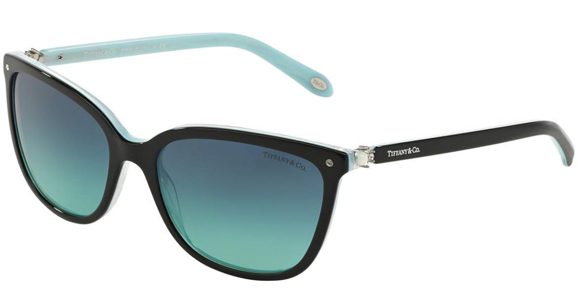 Tiffany TF4105HB 8193/9S Black/Striped Blue - Blue Gradient Lens