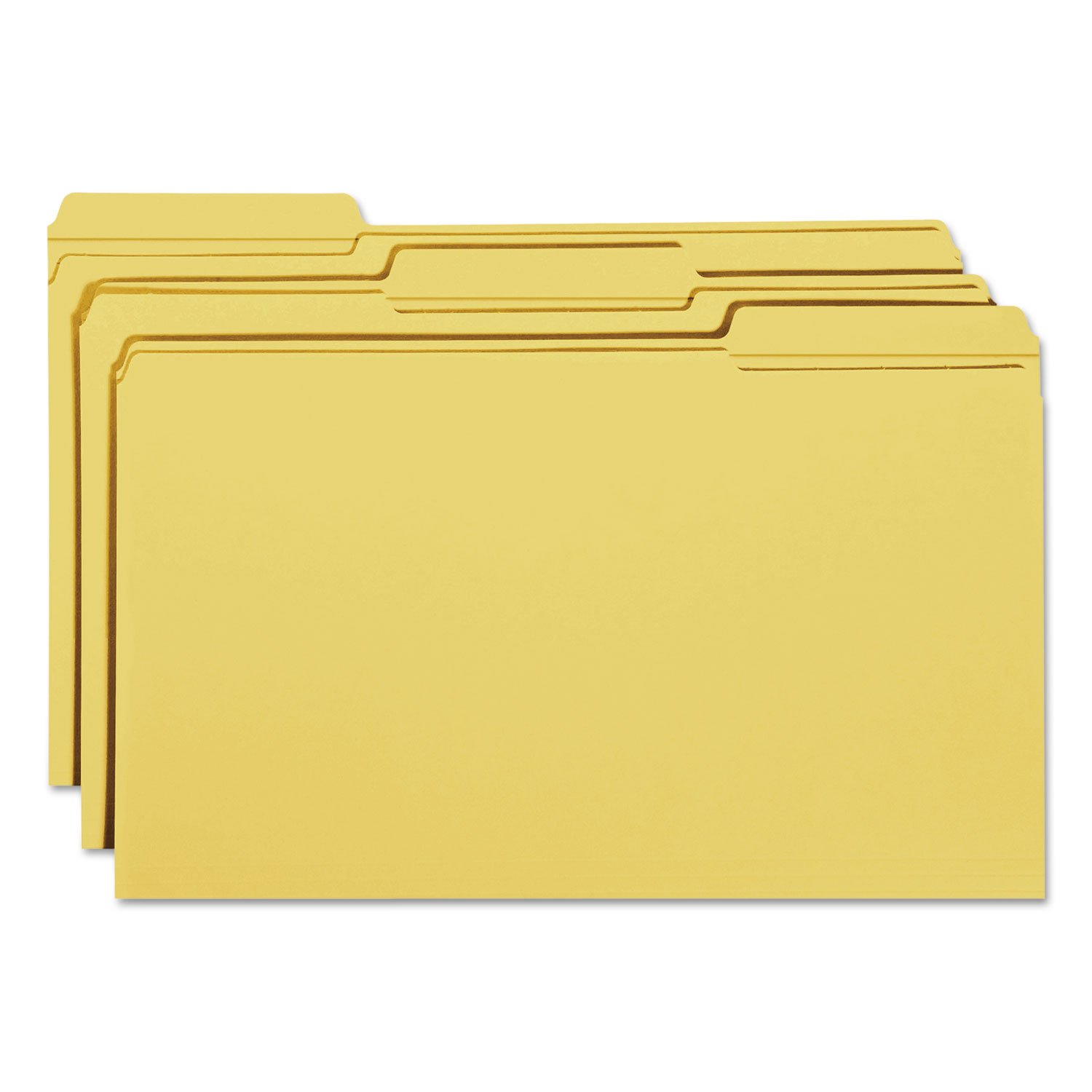 Smead 17234 File Folders 1/3 Cut Reinforced Top Tab Legal Goldenrod 100/Box