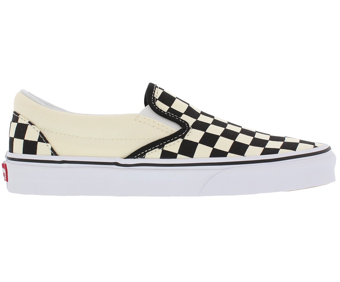 Vans Classic Slip On Black Off White Checkerboard VN-0EYEBWW Mens US 8