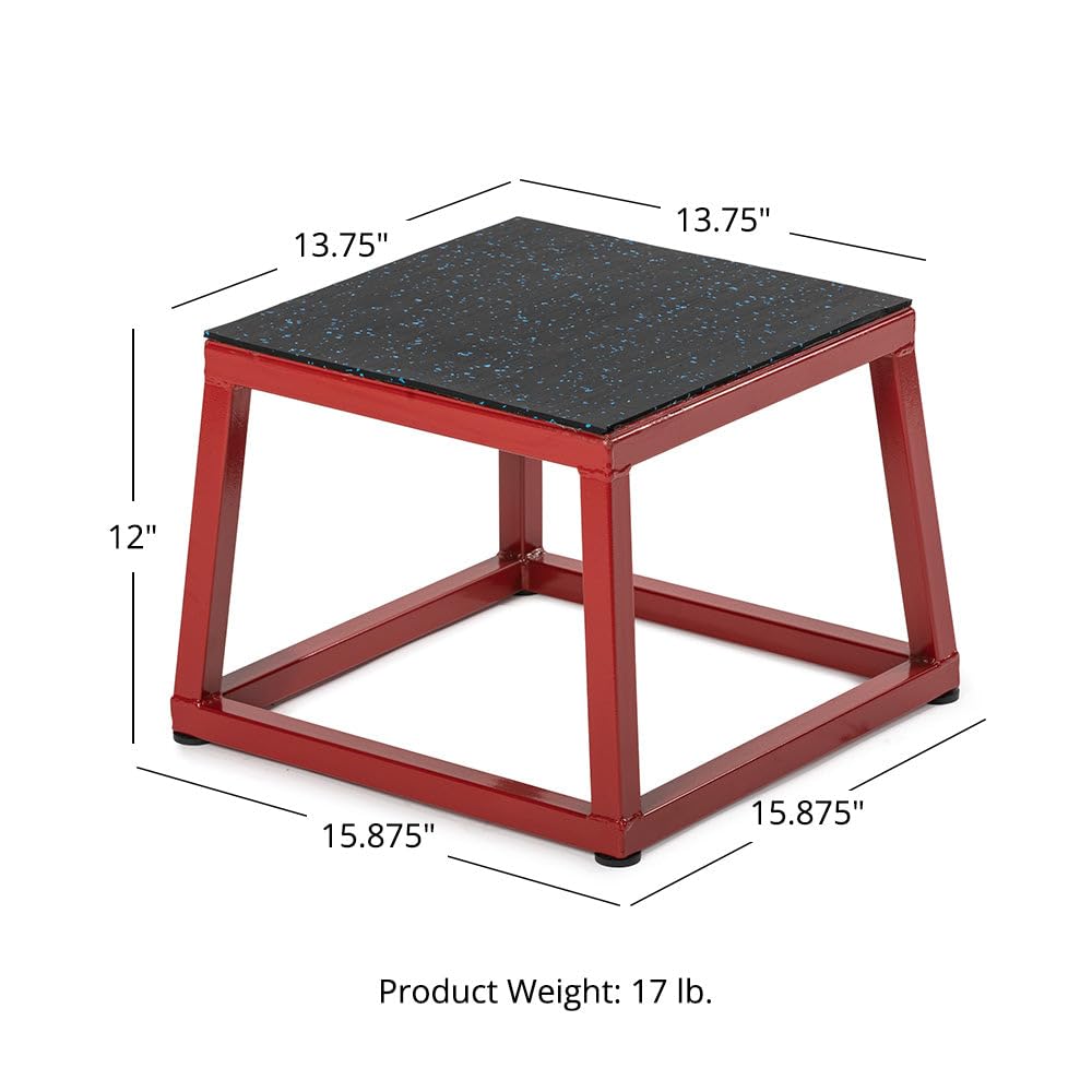 Titan Fitness 24" Plyometric Box HD Step Plyo Box Jump Exercise Fit Training