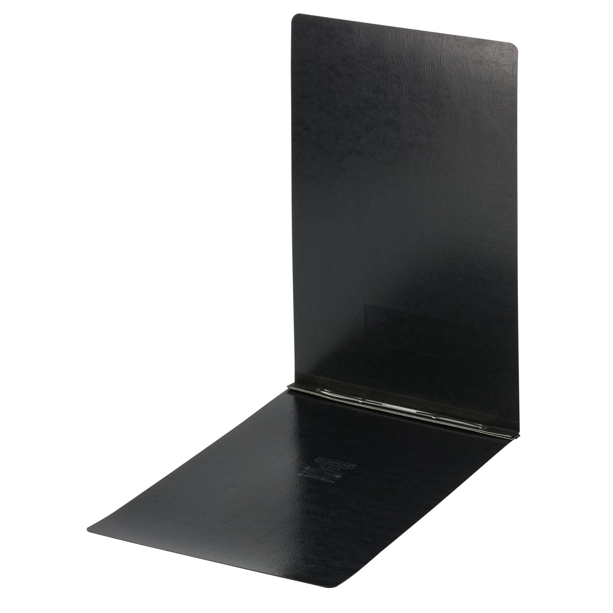 Smead PressGuard Report Cover, Metal Prong Top Fastener with Compressor, 3" Capacity, 11" x 17", Black, 10 per Box (81178)
