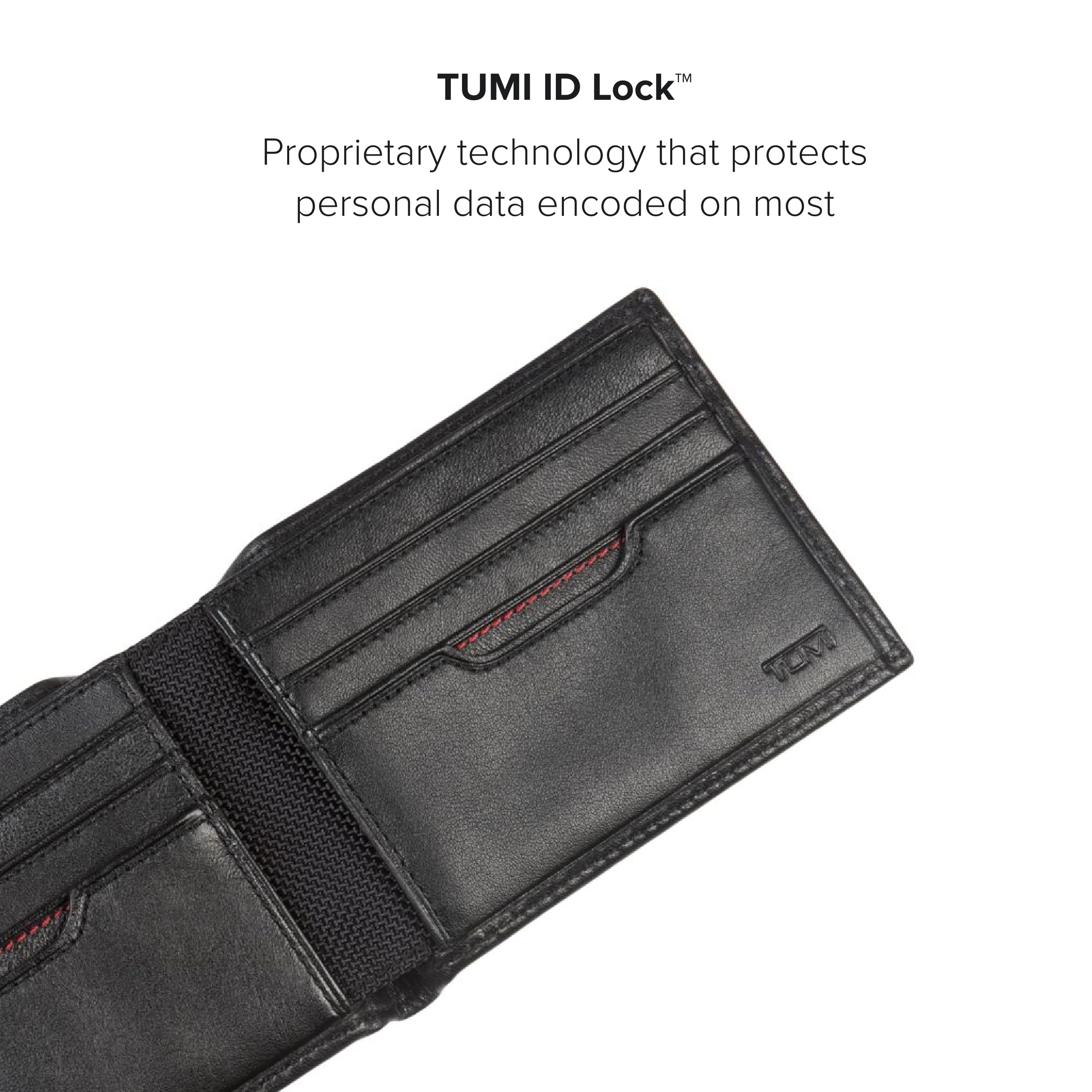 TUMI - Delta Double Billfold Wallet with RFID ID Lock for Men - Black