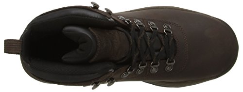 Timberland mens Flume Mid Waterproof Hiking Boot, Dark Brown, 8.5 US
