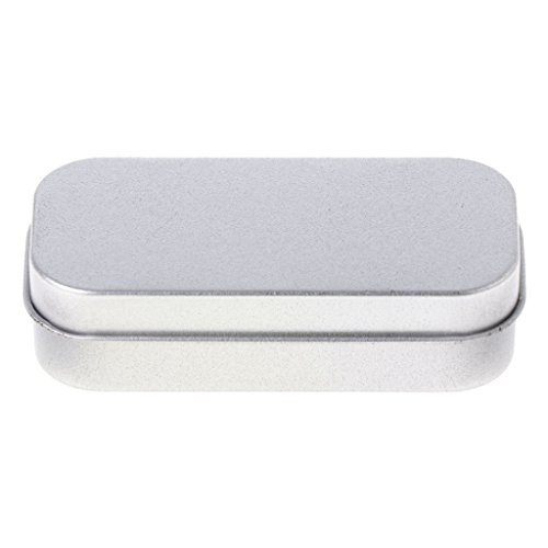 XISAOK Portable Metal Lip Small Storage Box Case Organizer for Money Coin Candy Keys