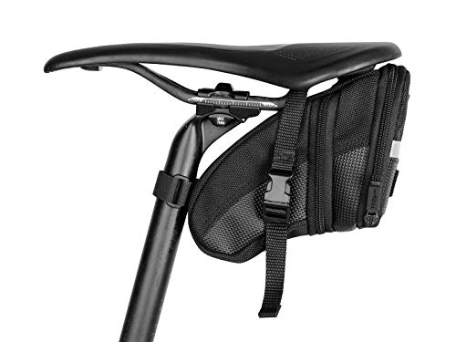 Topeak TC2261B Aero Wedge Pack with Strap Mount for Bicycle, Medium