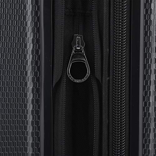 Traveler's Choice New London II Hardside Expandable Spinner Luggage, Gray, Checked-Large 29-Inch
