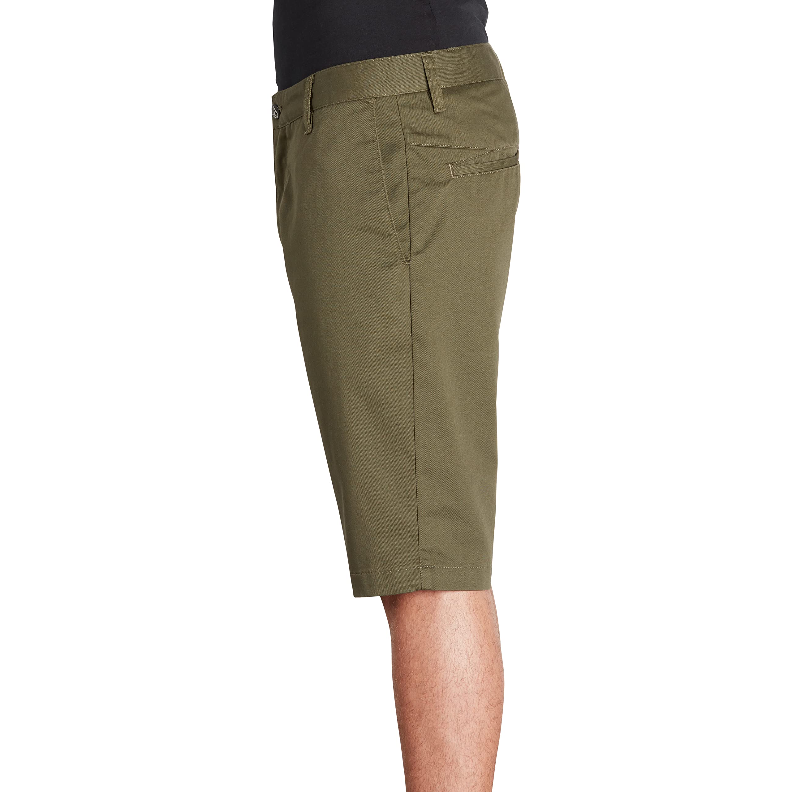 Volcom Men's Regular Vmonty Chino Shorts, Military, 31