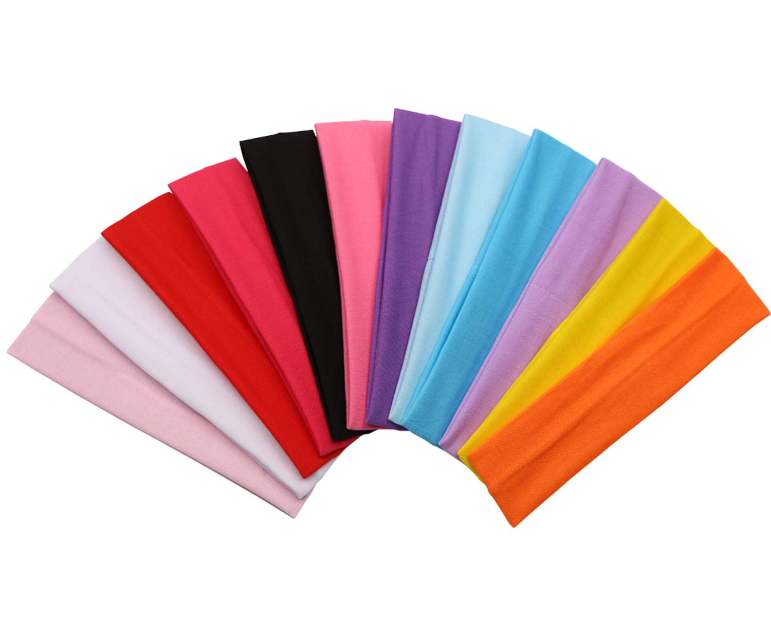 Zapire 12 Packs Headbands Women Hair Bands Stretchy Hairband Soft Head Wrap Beauty Elastic Headbands for Women Hair Accessories for Girl Women Head Bands(12 packs)