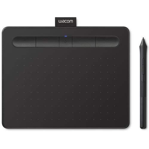 Wacom Intuos CTL4100WLK0 Wireless Graphics Drawing Tablet with 3 Bonus Software Included, 7.9" x 6.3", Black (Renewed)
