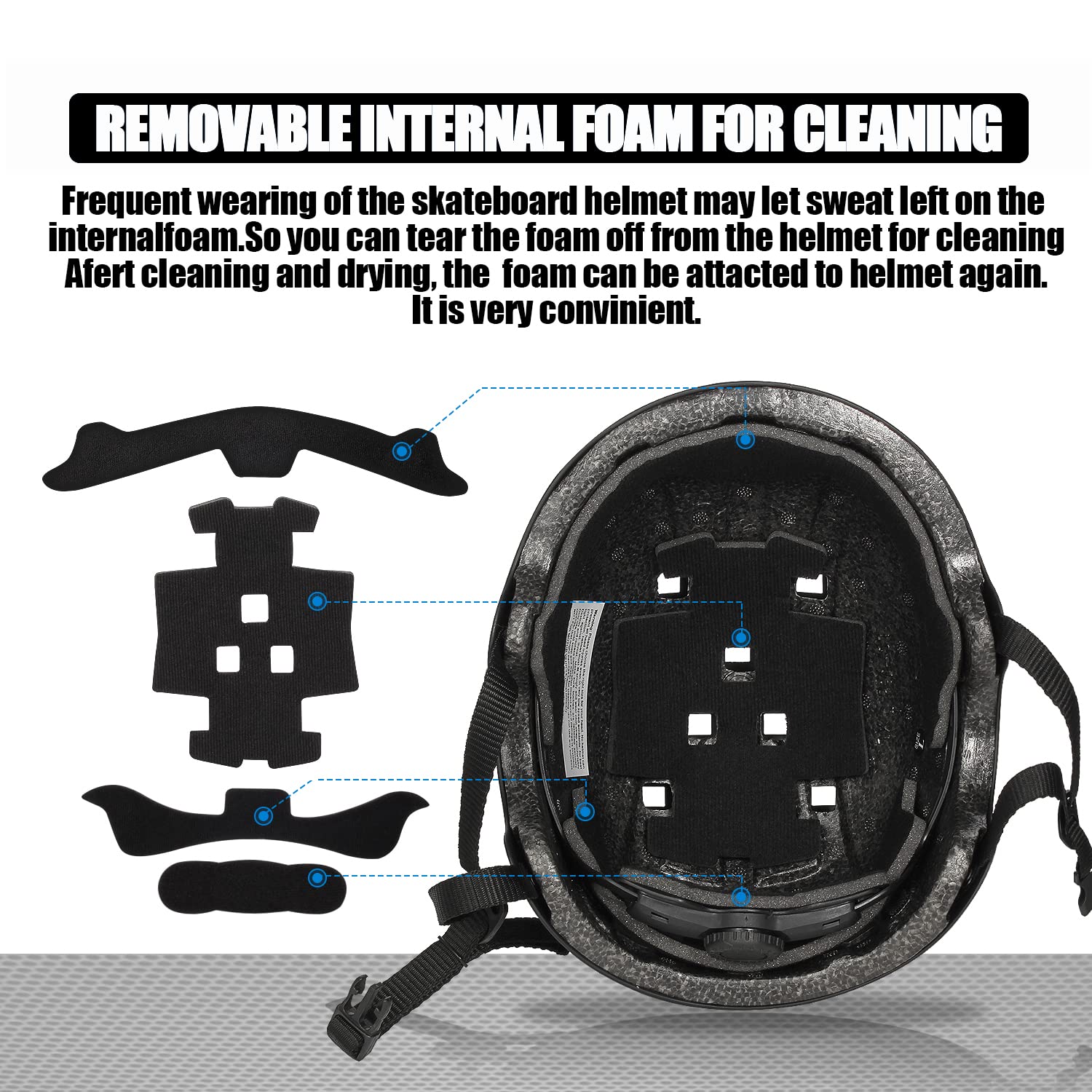 Tourdarson Skateboard Helmet Impact Resistance Ventilation for Youth & Adult