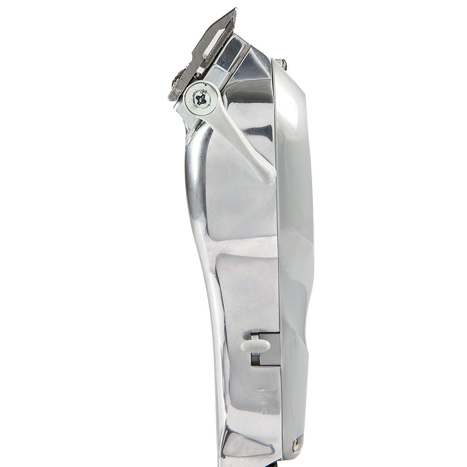 WAHL Professional Series Senior Clipper #8545 – Great for Professional Stylists and Barbers – V9000 Electromagnetic Motor –Silver -Aluminum Metal Bottom housing with Bonus Oil and Neck Duster