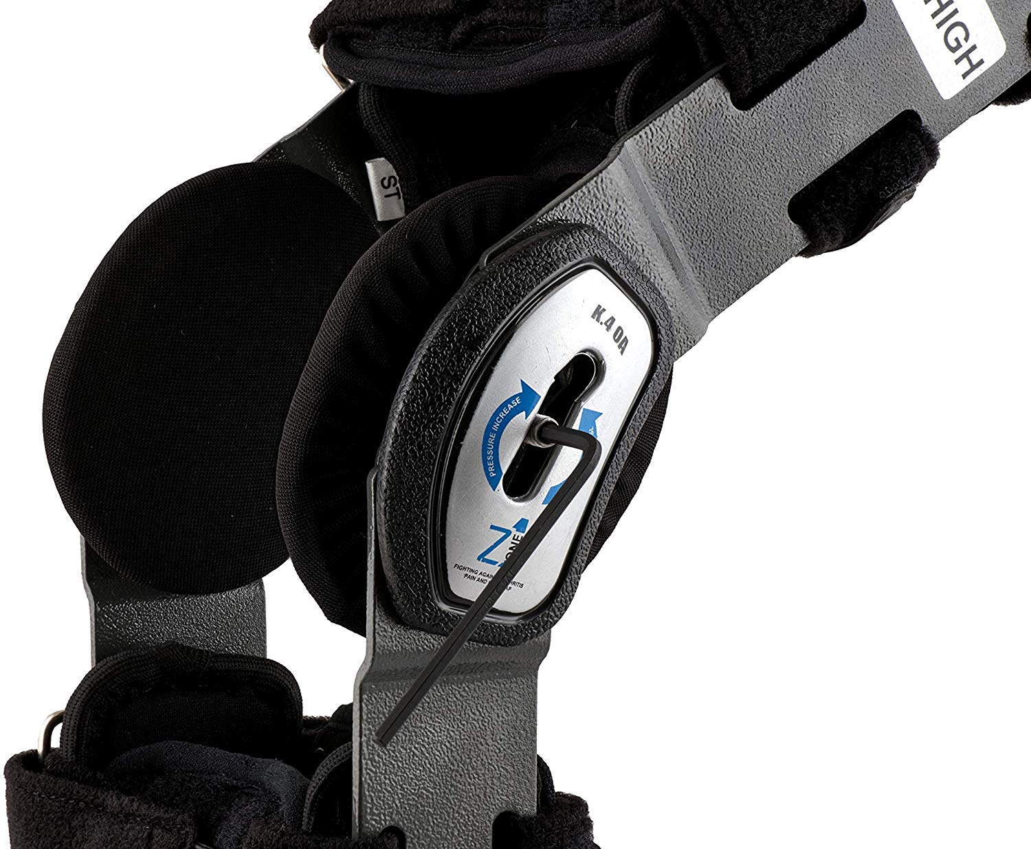 Z1 K4 OsteoAlign Hinged Knee Brace - Knee Support for ACL, MCL, Ligament Sports Injuries, Arthritis (OA), Meniscus Tear, Relief from Knee Joint Pain with Side Stabilizers for Men & Women Size (XL)