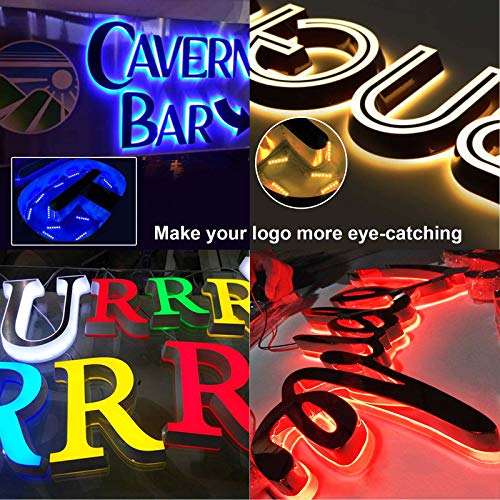 YUNBO 20Pcs WS2811 RGB LED Module Lights DC 12V SMD 5050 Addressable Dream Color RGB LED Module Waterproof IP65 LED Storefront Lights with Tape Adhesive Backside(with Controller and Remote Control)