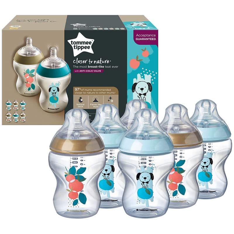 Tommee Tippee Closer to Nature Decorated Bottles,