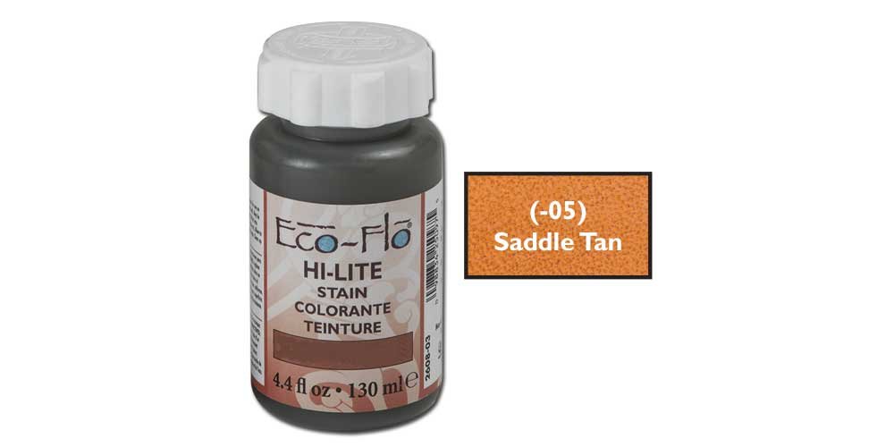 Tandy Leather Eco-Flo Hi-Lite Stain 4.4 fl. oz. (132 ml) Saddle Tan 2608-05