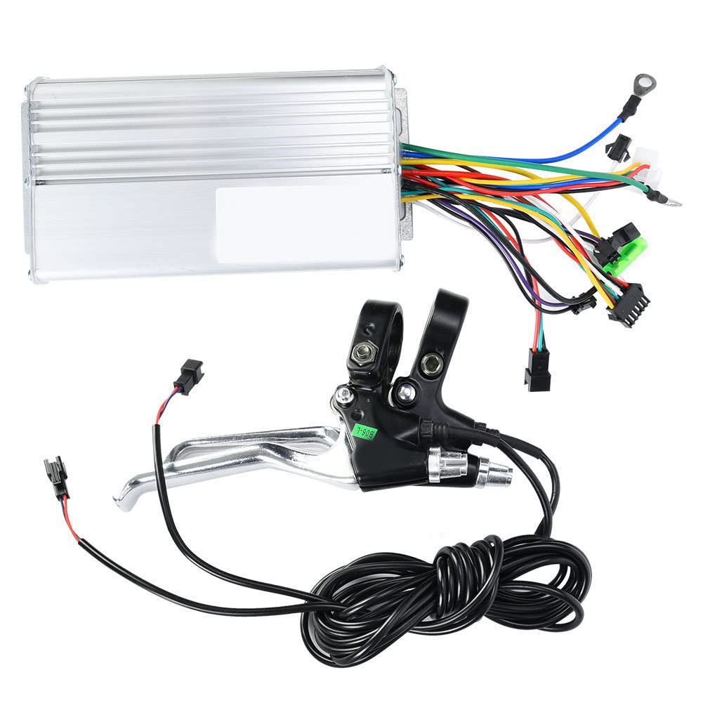XinwoerElectric Bicycle Hub Motor Kit Wheel 26in Electric Bike Conversion 36V 500W with Meter,can Track Speed,Mileage and Gear Data(Front Drive)