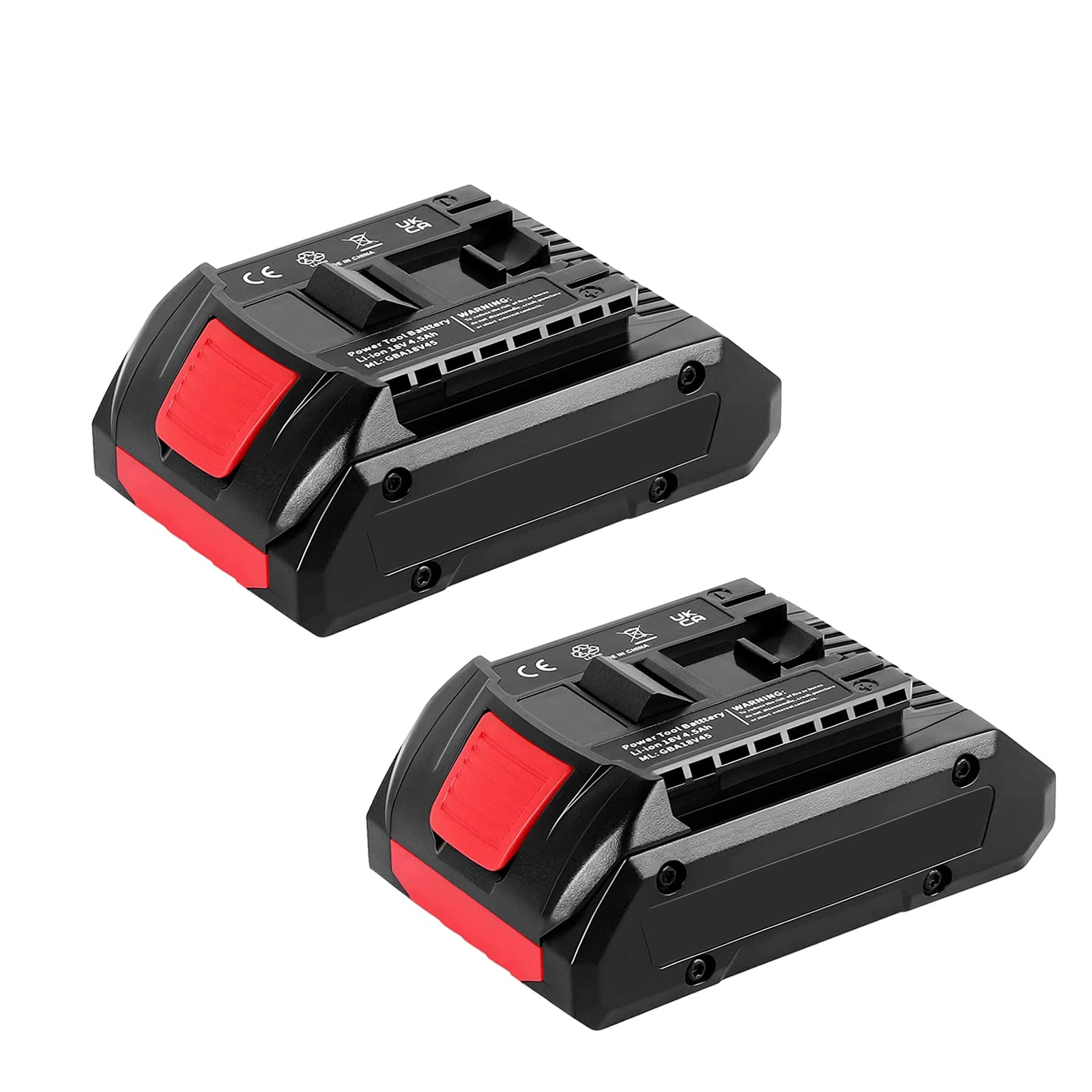 TURPOW Replacement for Bosch 18V Battery Lithium ion 2.5Ah BAT612 BAT609 BAT622 BAT620 BAT609G BAT618 BAT618G BAT619 BAT619G BAT610G 2 Packs