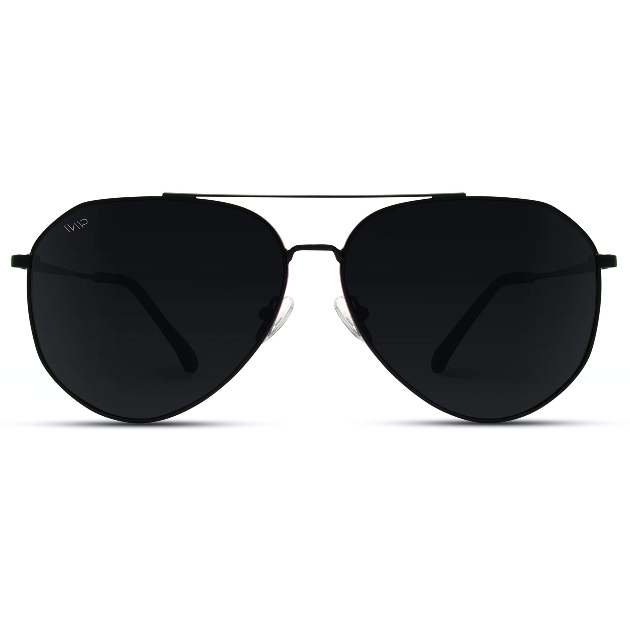 WearMe Pro Polarized Aviator Sunglasses for Women and Men | UV Protection | Reflective Lens | Pink, Blue, Black Aviators