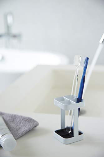 Yamazaki Home Tower Slim Toothbrush Stand β Bathroom Holder Organizer