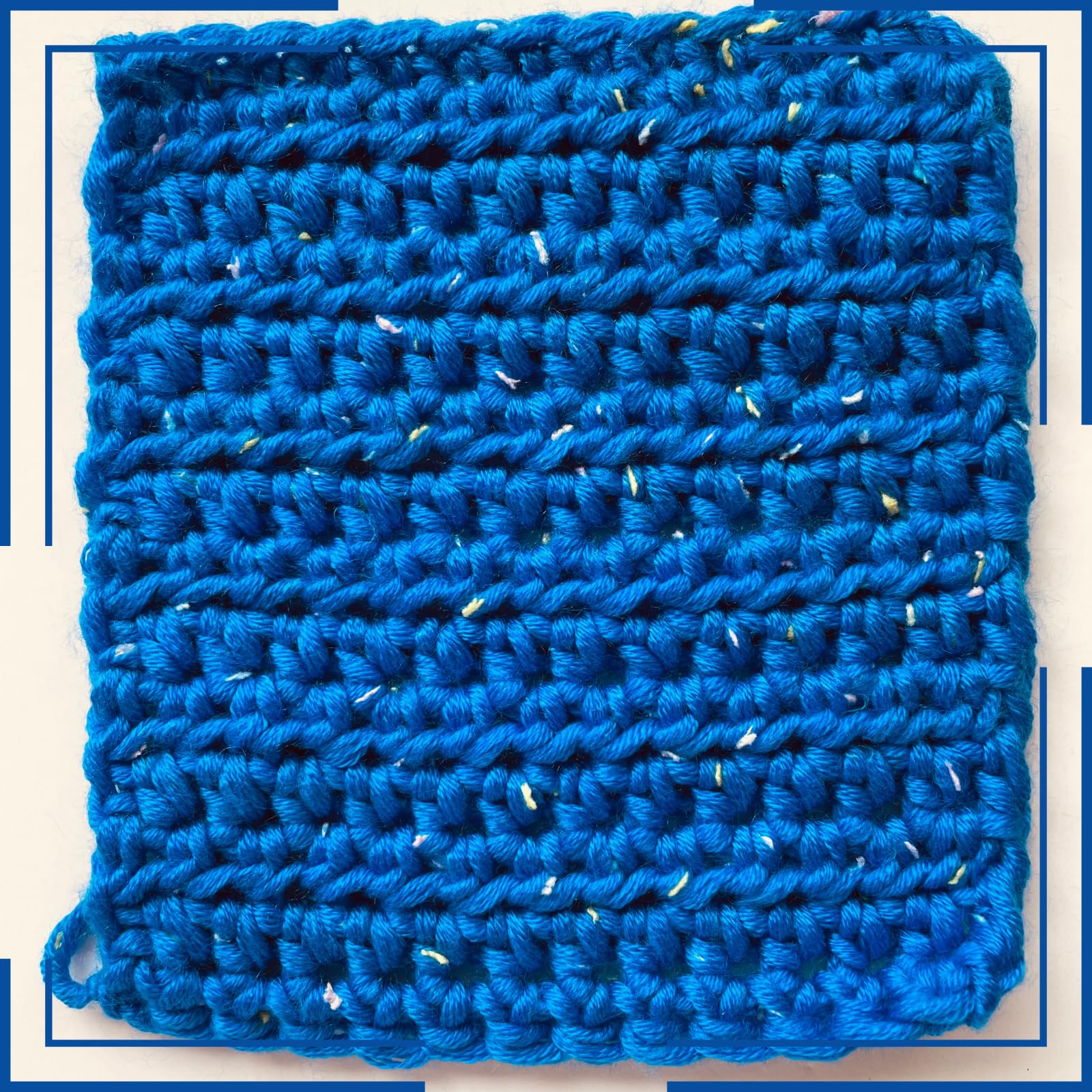 Tweed Twinkles Bulky, Thick Acrylic Yarn for Knitting and Crocheting Chunky Blanket, 2 Cakes (400yds/400g) #5 Bulky Chunky Weight (Sky Blue)