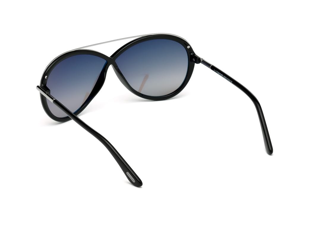 Tom Ford Women's FT0454 Sunglasses, Shiny Black