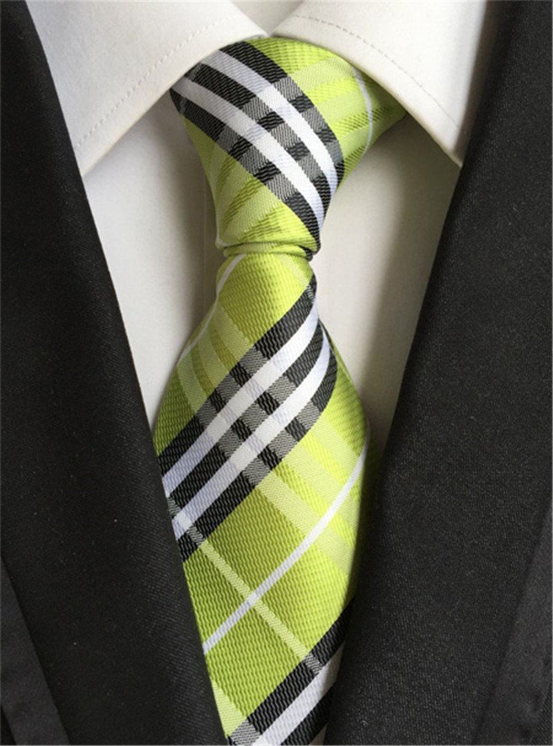 YanLen Lot 9 PCS Classic Men's Tie Necktie Woven JACQUARD Neck Ties