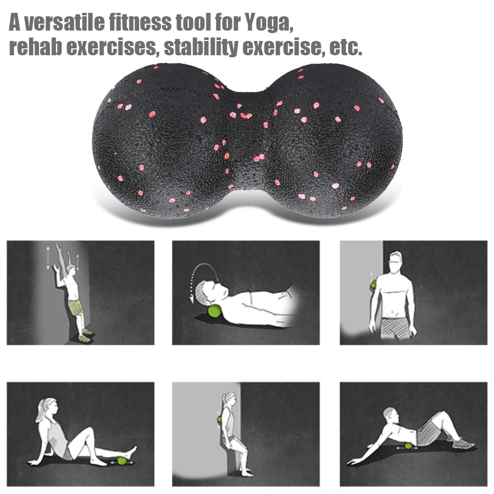 Yunnyp EPP Yoga Foam Wheel Massage Ball,Yoga Foam Roller Massage Ball Set Point Body Muscle Stress Relief Tool