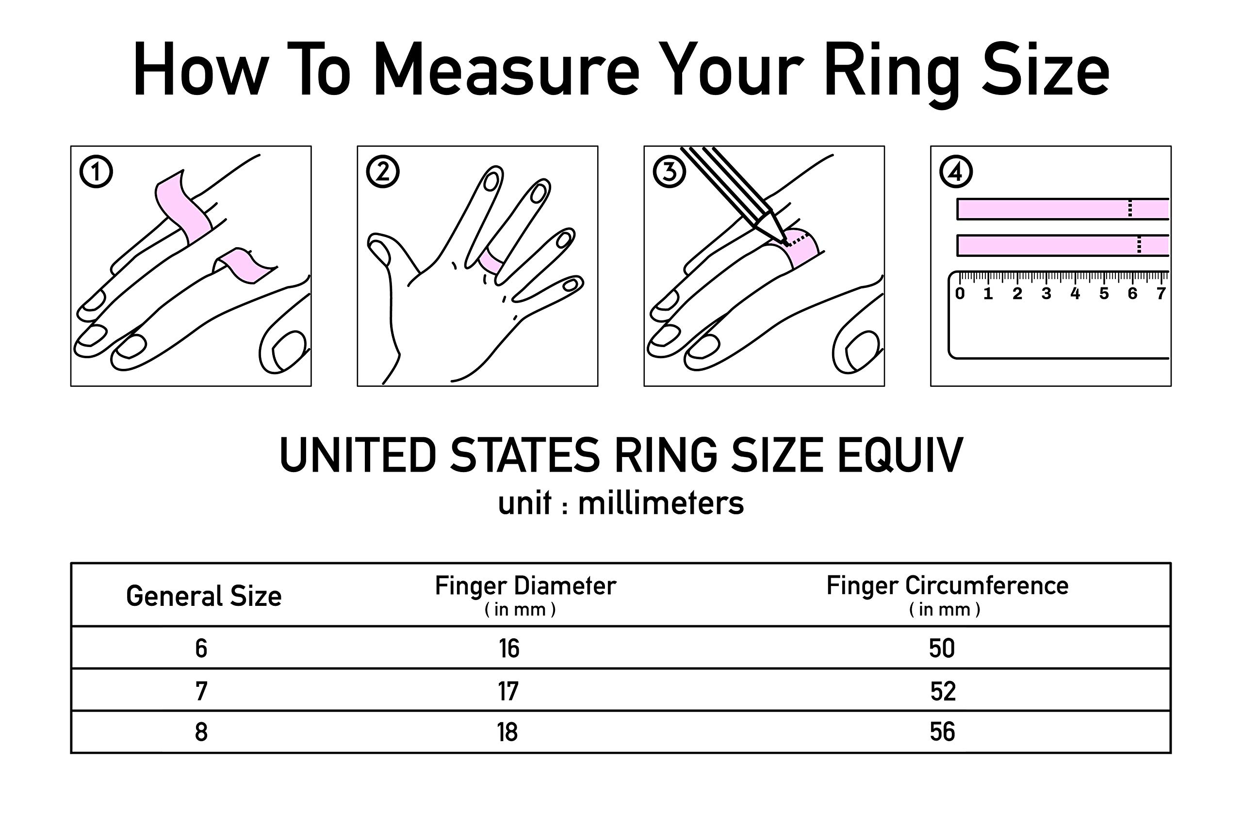 Zodiac Constellation Ring with Cubic Zirconia Stones Made of Zinc, Steel & Brass (Libra & Gold, 8)
