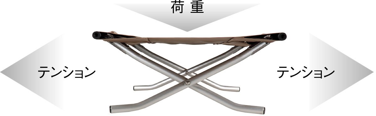 Snow Peak High Tension Cot, Beige