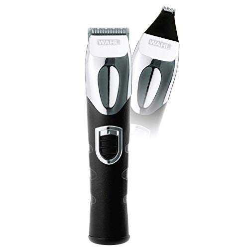 Wahl Professional Animal Touch Up Rechargeable Pet Trimmer #9854-700, Silver and Black