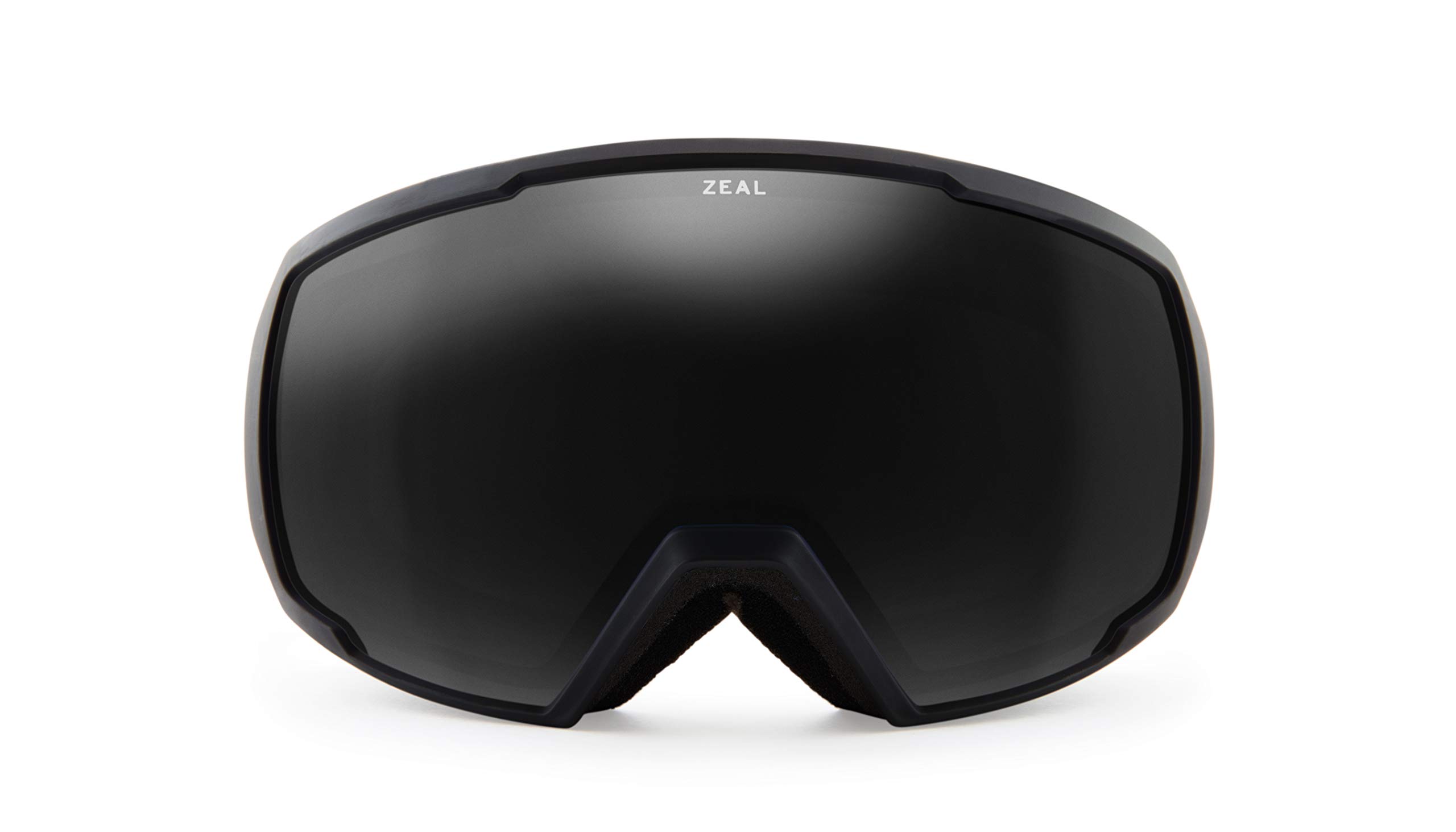 Zeal Optics Nomad - Full Frame Ski & Snowboard Goggles For Men & Women - Dark Night w/Optimum Dark Grey Lens