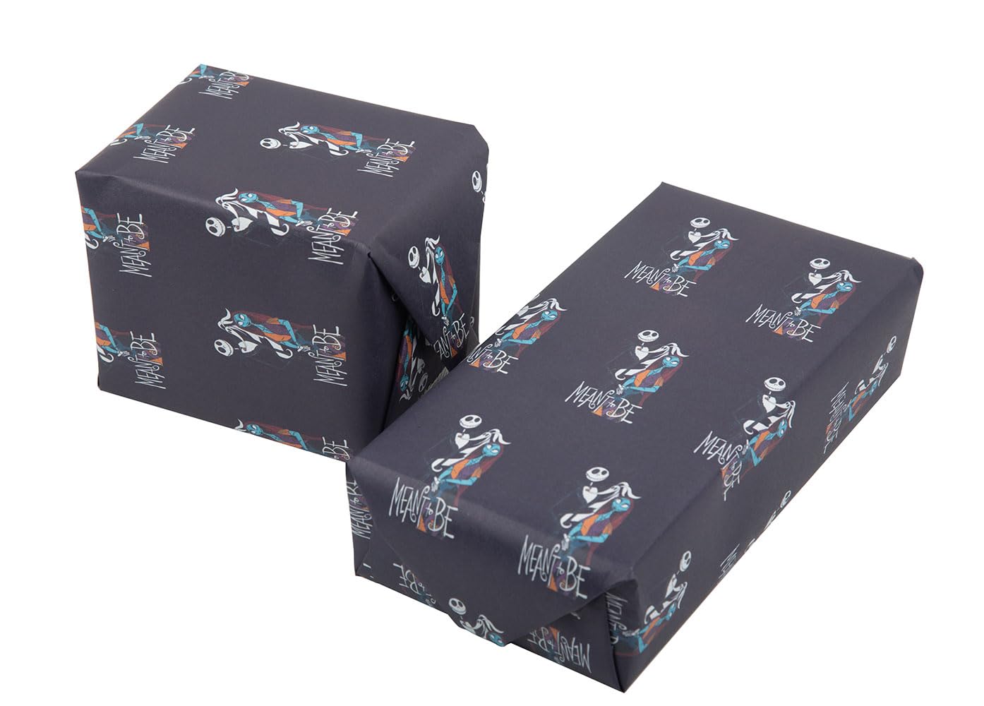 ZIGFRUIT 10 Sheets Funny Nightmare Before Christmas Holidays Wrapping Paper Roll for Gifts 17”x27.5” Per Sheet(10 Sheets in A Roll Not Folded Sheets)