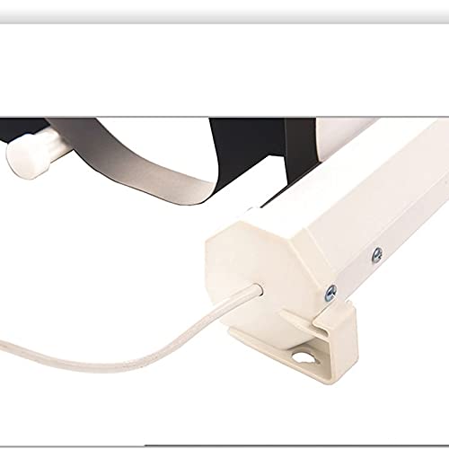 XDDCDH 72 inch 16:9 Matte Gray Fabric Fiber Glass Electric Motorized Projector Screen Home Cinema Business School Bar