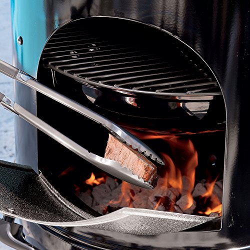 Weber 22-inch Smokey Mountain Cooker, Charcoal Smoker,Black