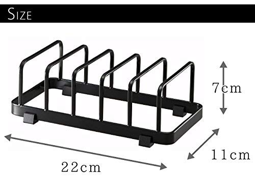Yamazaki KT-TW T WH Dish Stand, 約W22×D11×H7cm, White