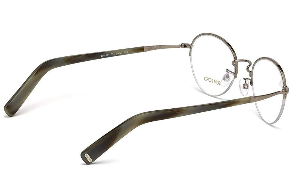 Tom Ford Eyeglasses TF 5334 034 Bronze/Green Horn 50mm