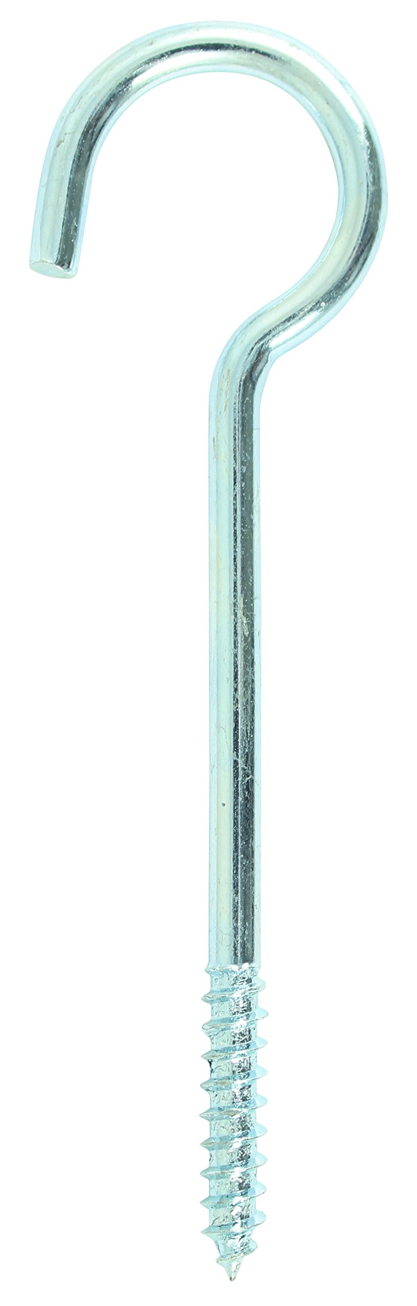 TimCo 100SHP BZP Screw Hooks 100mm - Zinc (Pack of 2)