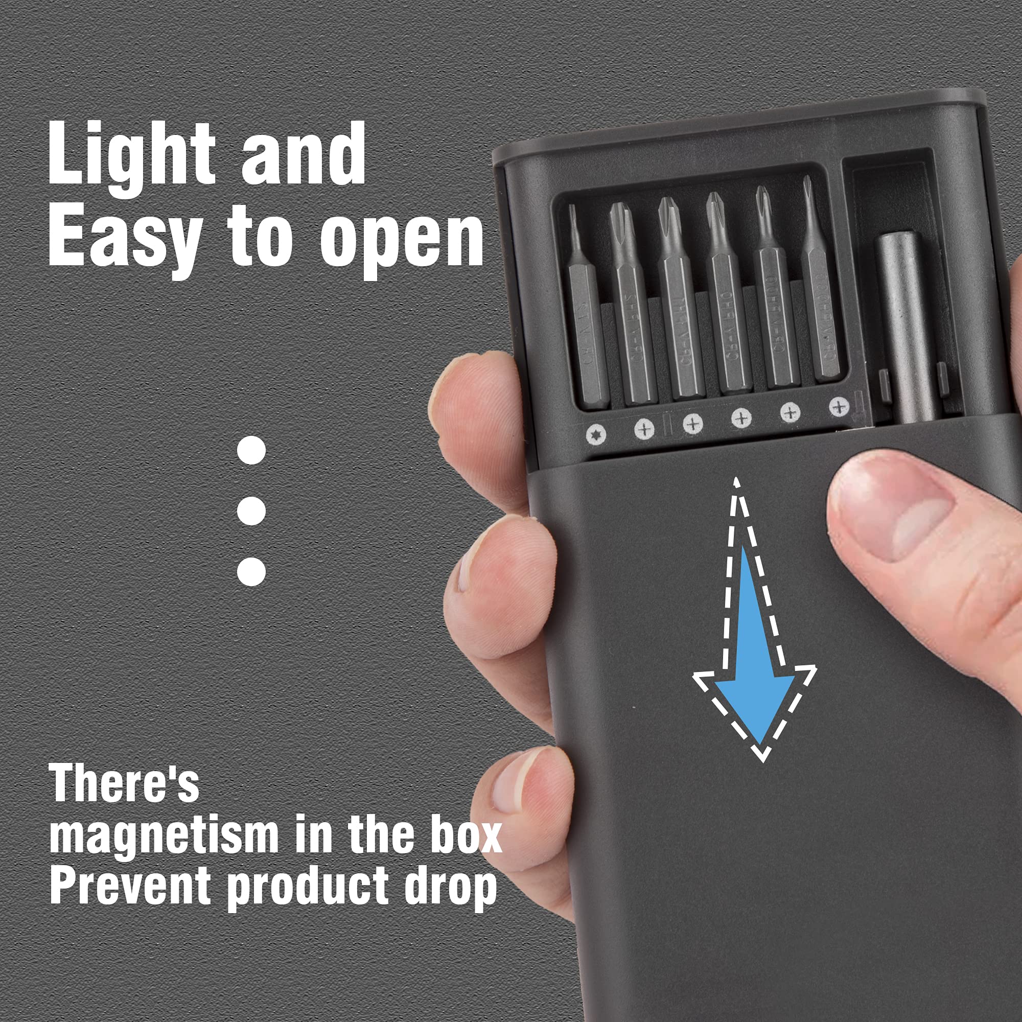 XOOL Precision Screwdriver Set, Pentalobe Screwdriver Tiny Screwdrivers Electronics Screwdriver Set Screw Driver Kit Torx Magnetic Screwdriver Set for iPhone PC MacBook Computer Tablet Cellphone