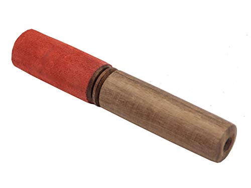 Traditional Tibetan Yoga Hard Wood Singing Bowl leather wrapped Striker Mallet Beater Tool for Meditation, Chakra Healing, Prayer, Yoga, and Mindfulness