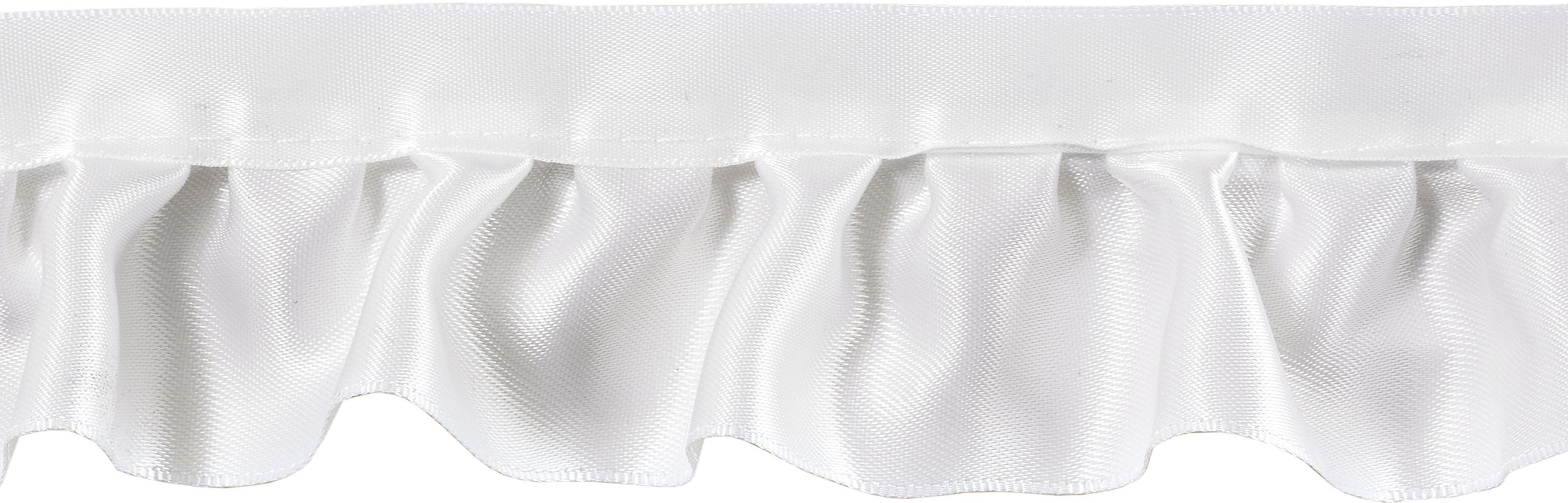 WRIGHTS Simplicity Ruffled Quilt Binding 1-7/8"X8yd, White