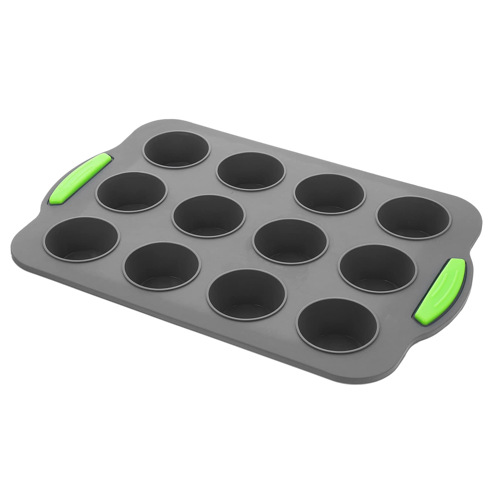 UPKOCH 12-Grid Cake Mold cake baking silicone treat muffin pan molds mousse mould usa muffin baking nonstick bakeware crafting egg muffin pan muffins kitchen Silica gel brownie decorate